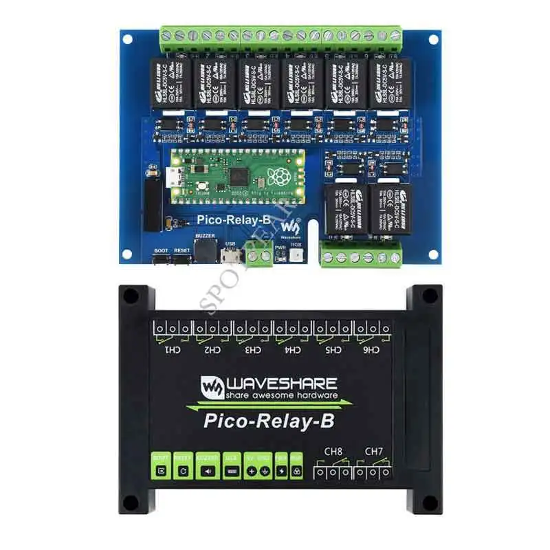 Raspberry-Pi-Pico-Industrial-8-Channel-Relay-Module-Power-Supply ...