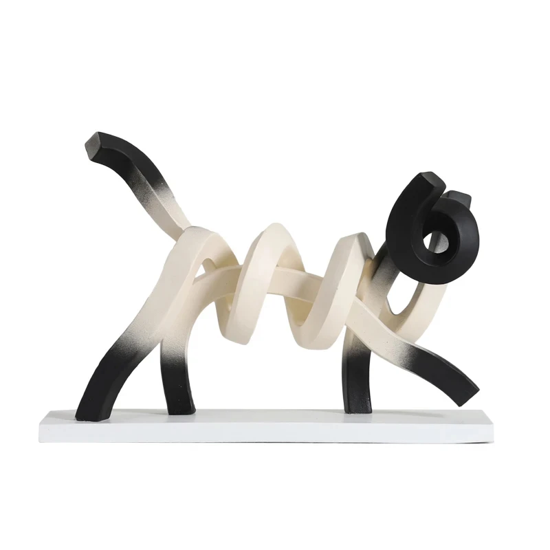 2024-Creative-Abstract-Cat-Sculpture-Ornament-Modern-Simple-Animal ...