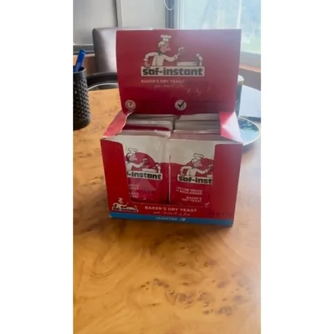SAF Instant Yeast (Red) 11 gm - Box of 24 sachets | Daraz.pk