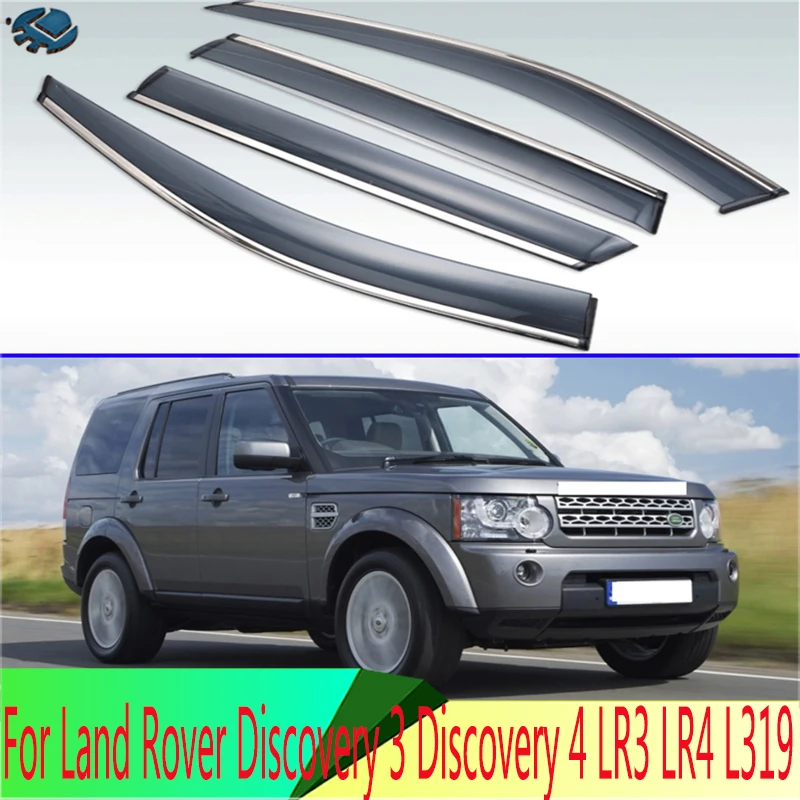 For Land Rover Discovery 3 Discovery 4 LR3 LR4 L319 4pcs/set Smoke Sun ...