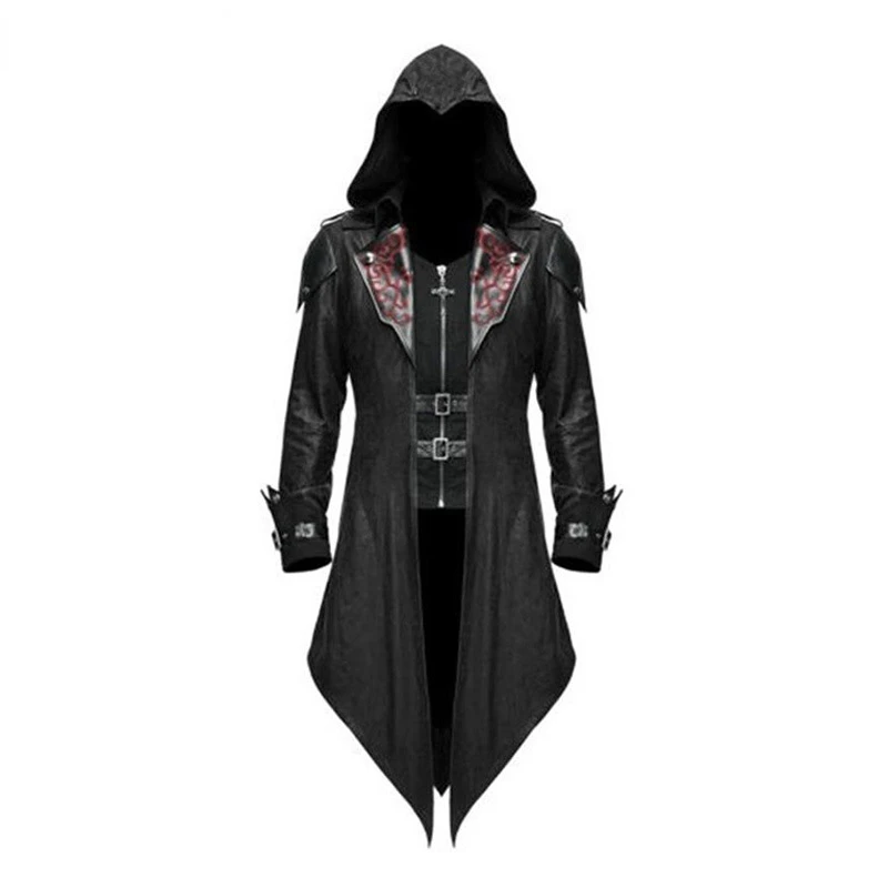 Medieval-Steampunk-Tailcoat-Halloween-Costumes-for-Men-Renaissance ...