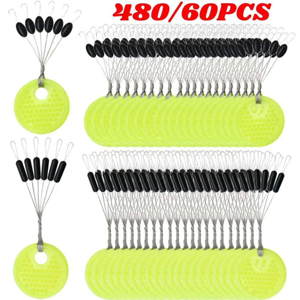 480-60PCS-80-10Group-Rubber-Silicon-Space-Bean-Sea-Carp-Fly-Fishing ...