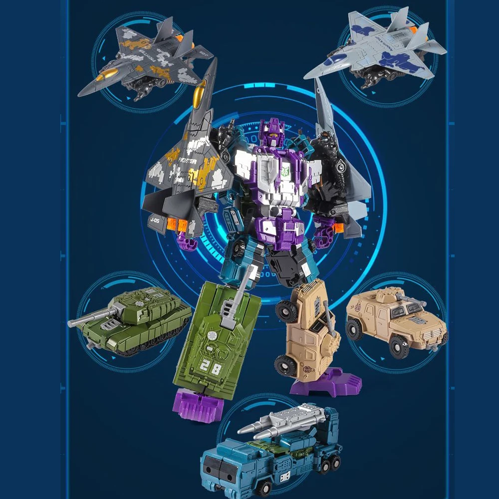 Alloy-Deformation-Robot-Truck-Fighter-Army-Assembling-Educational-Toys ...
