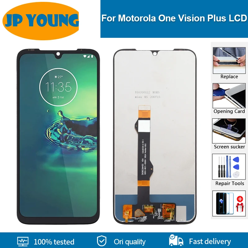 6-3-Original-lcd-for-Motorola-Moto-One-Vision-Plus-LCD-Display-Touch-Screen-Digitizer ...