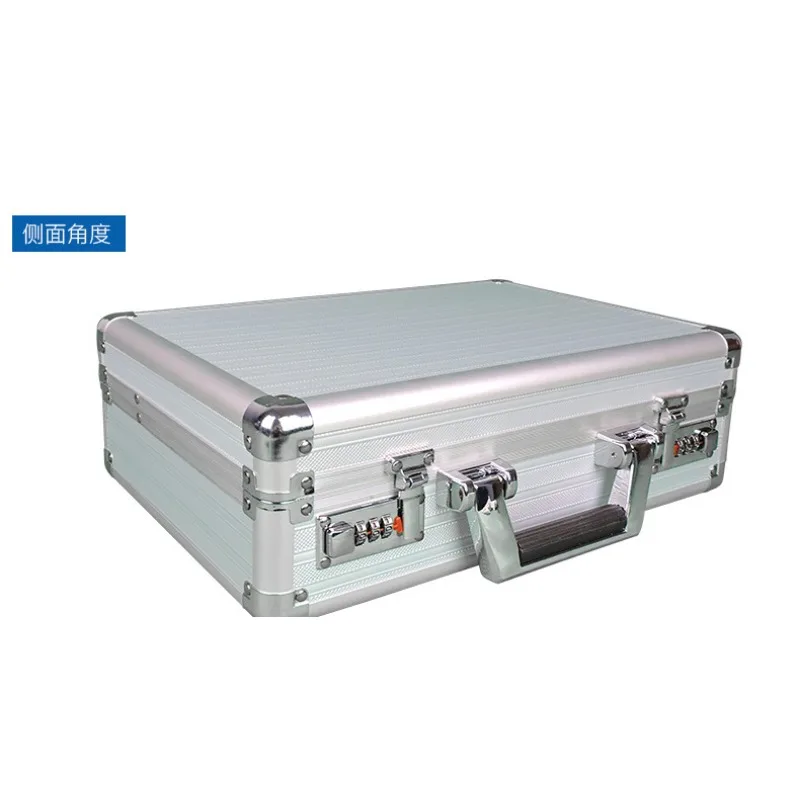 Aluminum-alloy-Combination-lock-Portable-case-Document-storage-box-Data ...