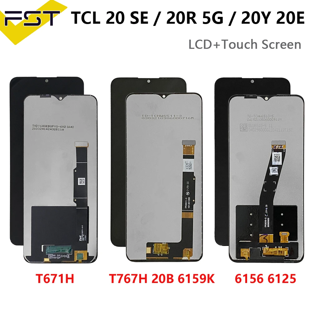 For-TCL-20-SE-T671H-LCD-DisplayTouch-Screen-Digitizer-For-TCL-20L-T774H ...