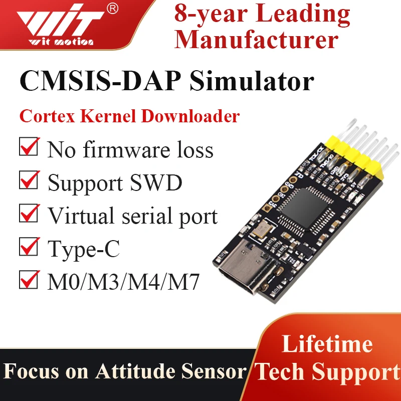 WitMotion-DAP-Downloader-Emulator-STM32-Board-CMSIS-Debugger-Keil-SWD ...