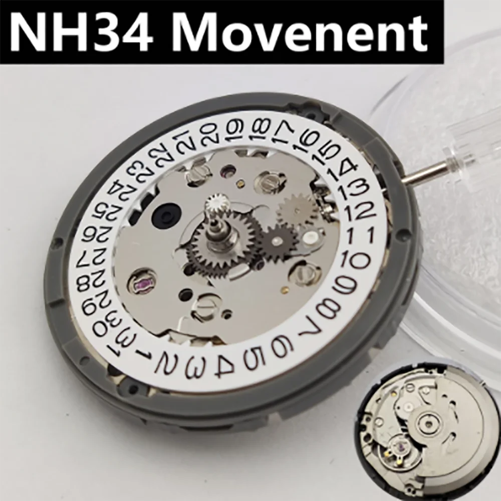 GMT-new-NH34-automatic-mechanical-movement-GMT-24-hour-manual-Japanese ...