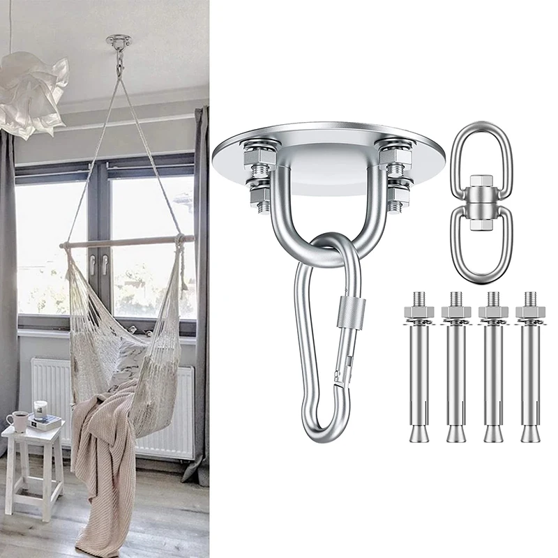 304-Stainless-Steel-Suspension-Bracket-Hammock-Mount-Ceiling-Hook ...