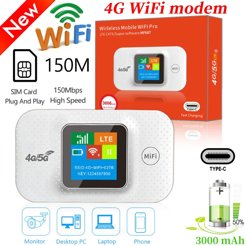 4G-Lte-WIFI-Router-Wireless-Mobile-Wifi-Portable-Modem-Mini-Outdoor ...