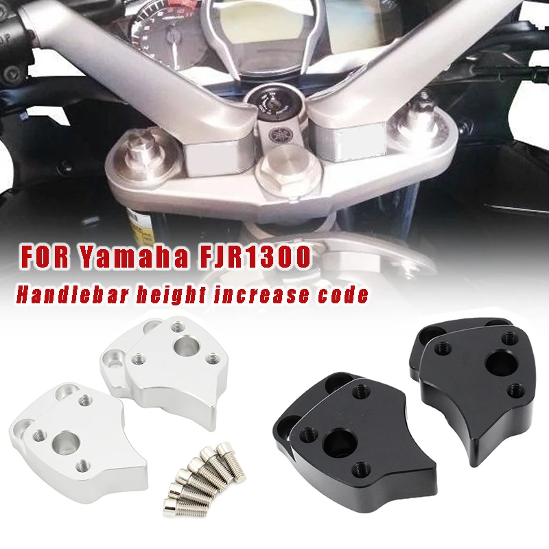 For-Yamaha-FJR1300-FJR-1300-2001-2005-2006-2020-Silver-Handle-Bar ...