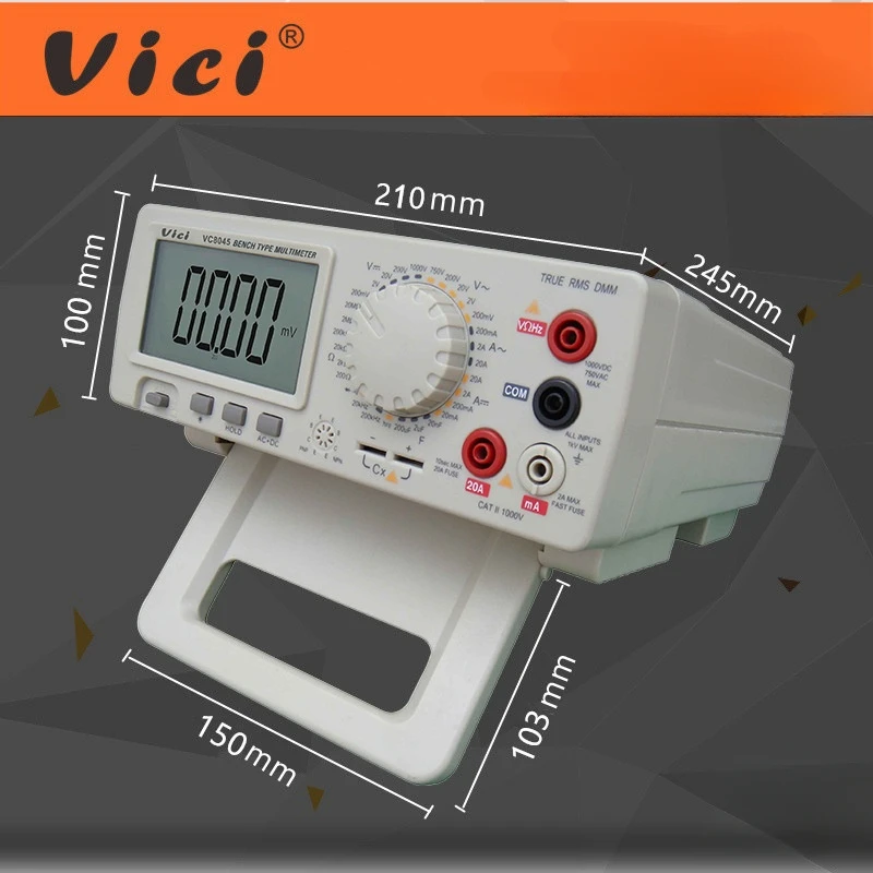 Vici-VC8045-HIgh-Precison-Digital-Multimeter-Bench-Top-4-1-2-True-RMS ...