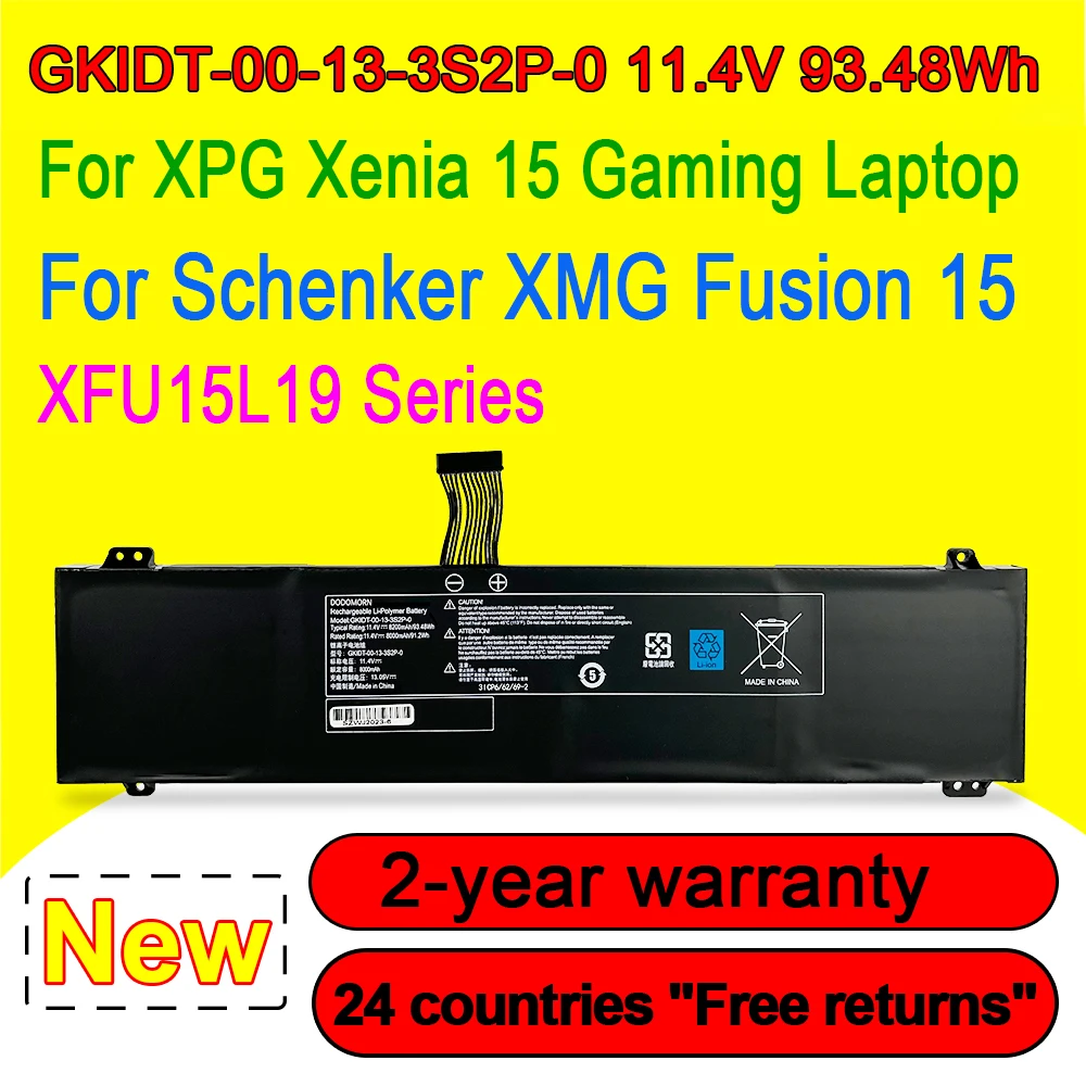 New-GKIDT-00-13-3S2P-0-Laptop-Battery-For-XPG-Xenia-15-For-Schenker-XMG ...