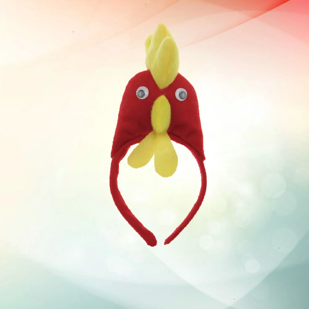 Animal Headband Hair Holiday Chicken Costume Rooster Hoop Kids Headwear ...