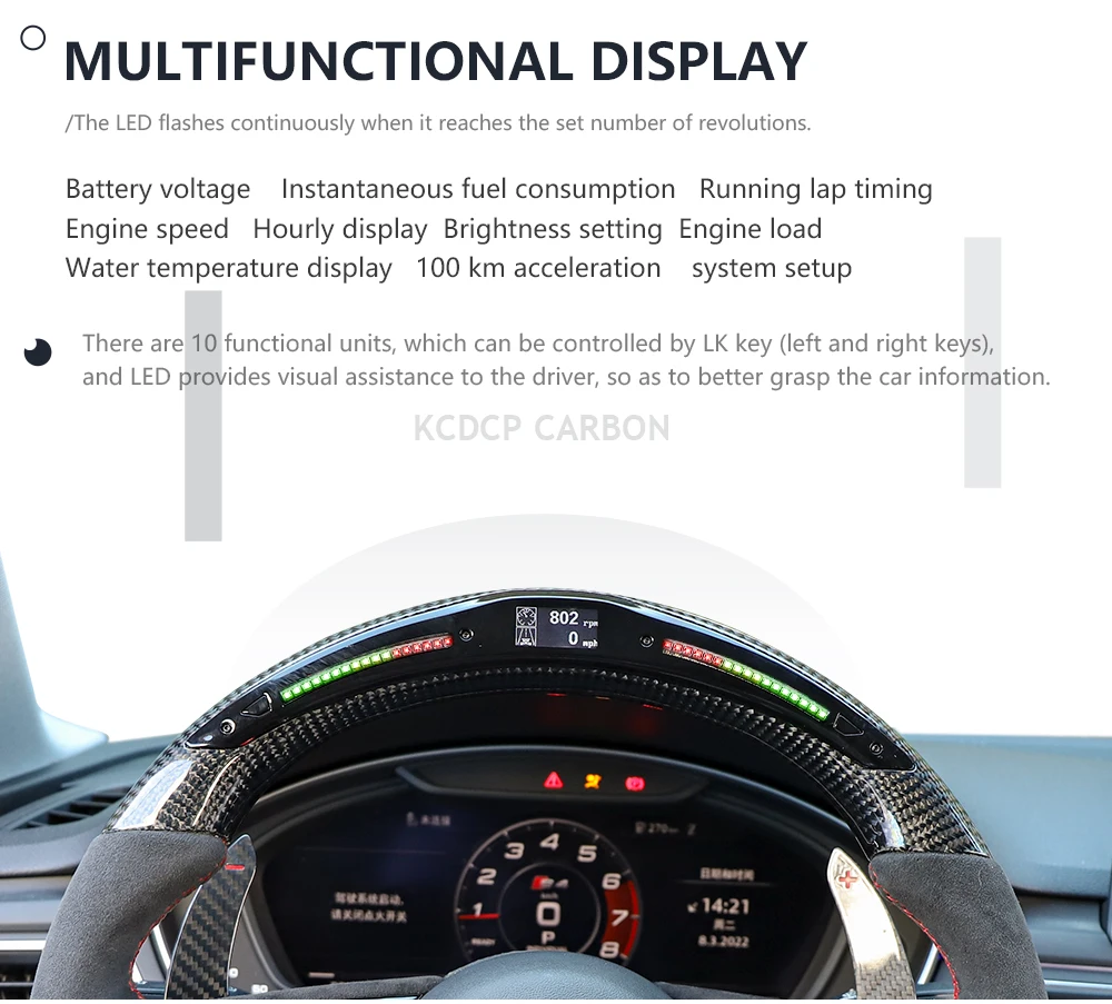 Carbon Fiber Steering Wheel For Infini-Ti G25 G37 G35 2007-2013 Car ...