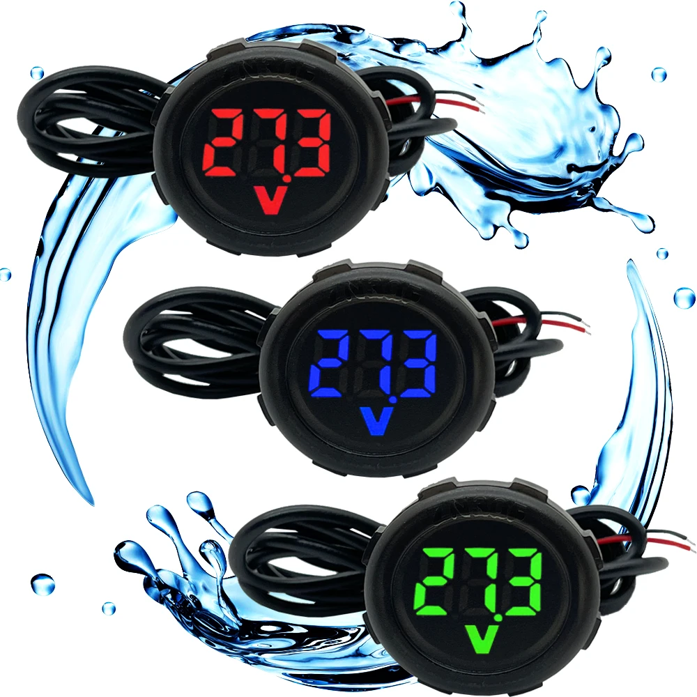 Waterproof-Voltmeter-DC-4-100V-LED-Digital-Display-DC-Digital-Car ...