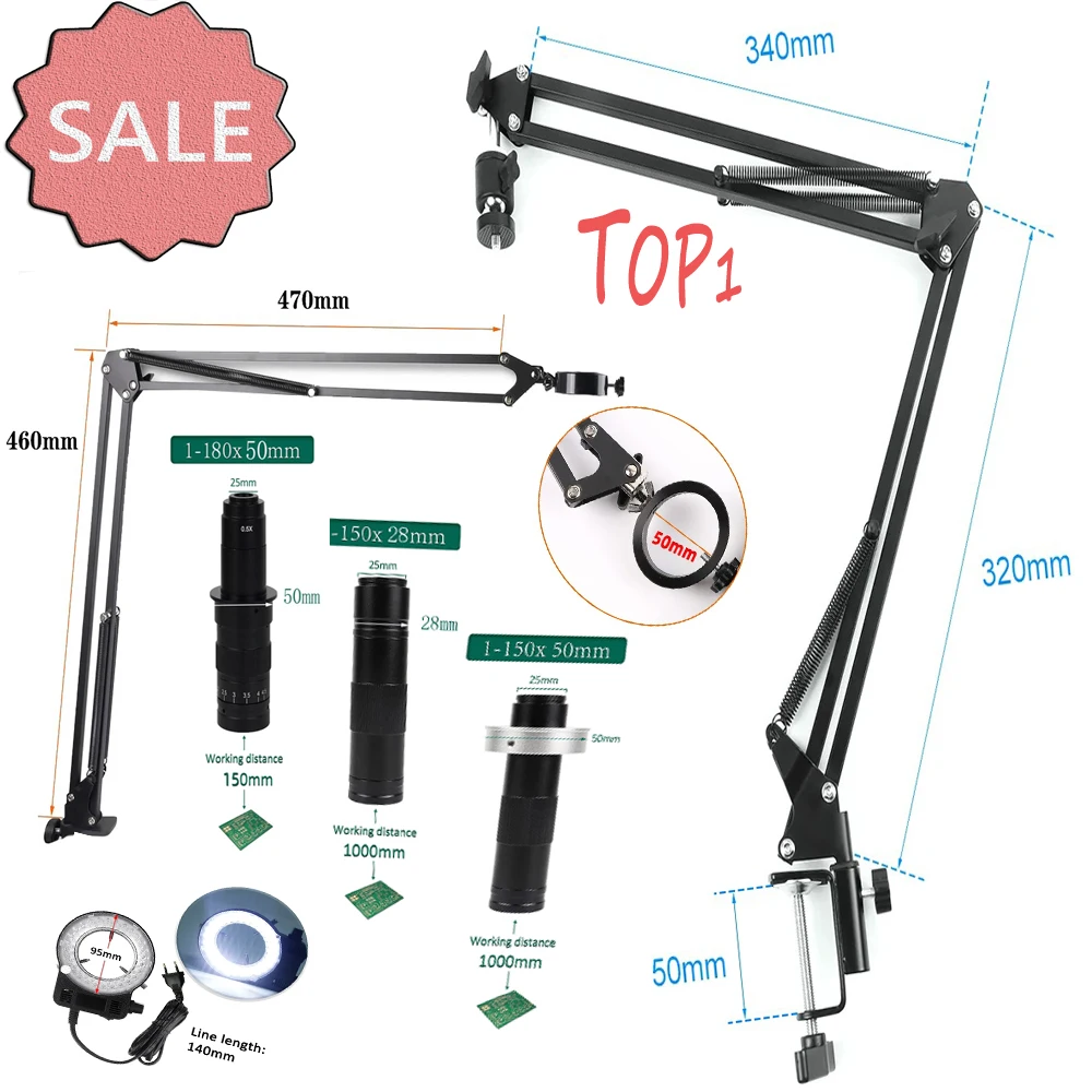 Microscopio-de-luz-led-multifuncional-DIY-accesorio-de-lente-larga ...