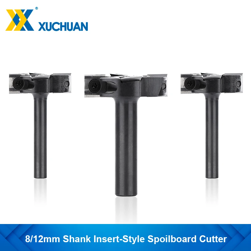 4-Flute-Spoilboard-Surfacing-Router-Bits-8-12mm-Shank-Wood-Planer-Bit ...