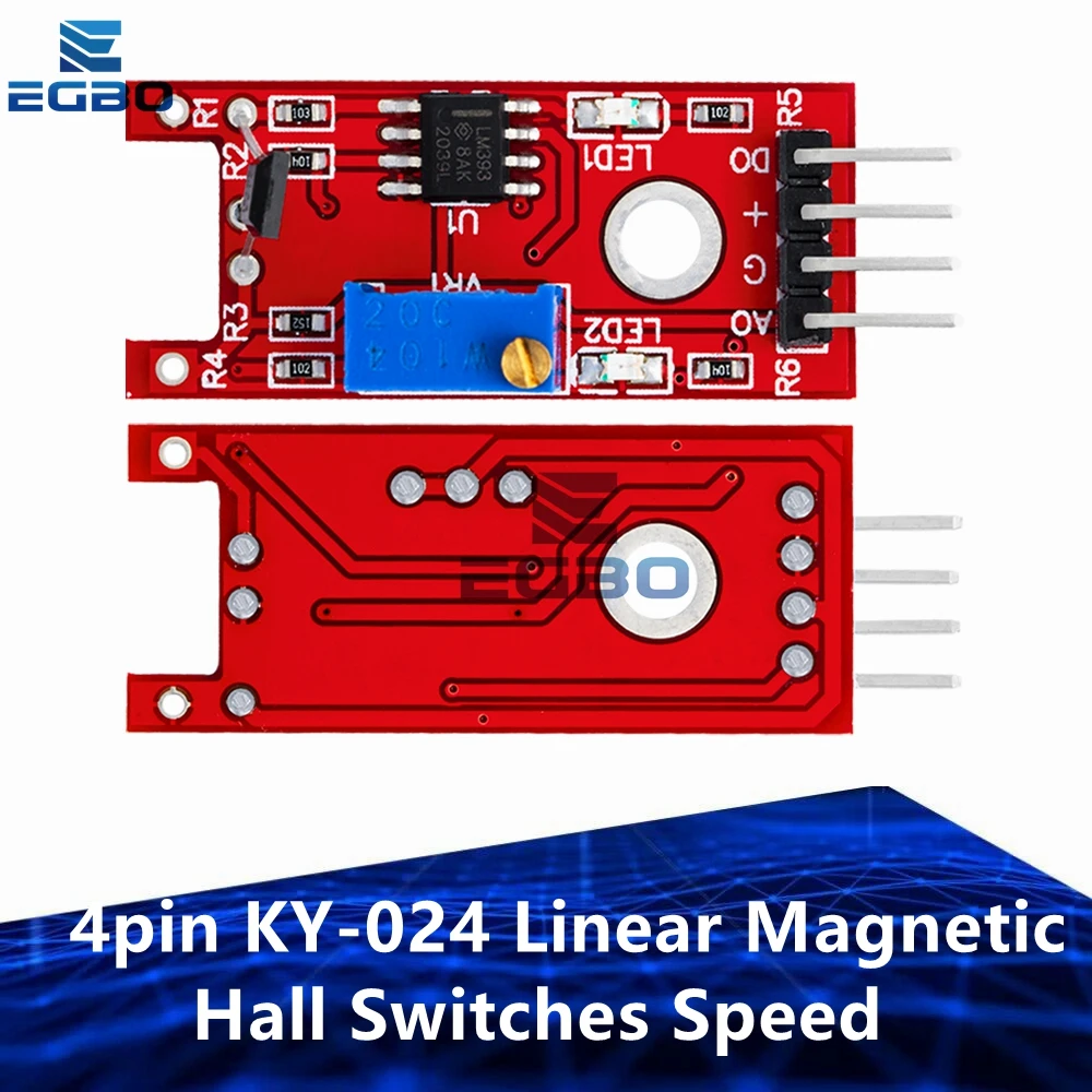 Smart-Electronics-4pin-KY-024-Linear-Magnetic-Hall-Switches-Speed-Counting-Sensor-Module-diy ...