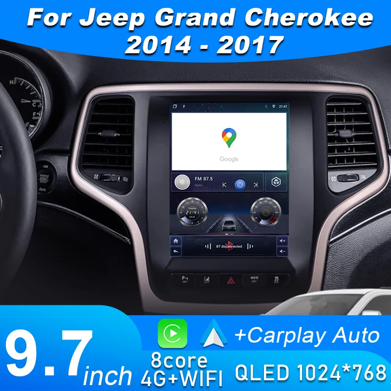 Android 15 9.7 Inch For Jeep Grand Cherokee 2014 - 2017 Car Radio ...