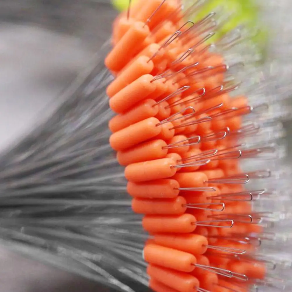 200Pcs-Pack-Cylindrical-Expansion-hole-Float-Fishing-Bobber-Silicone ...