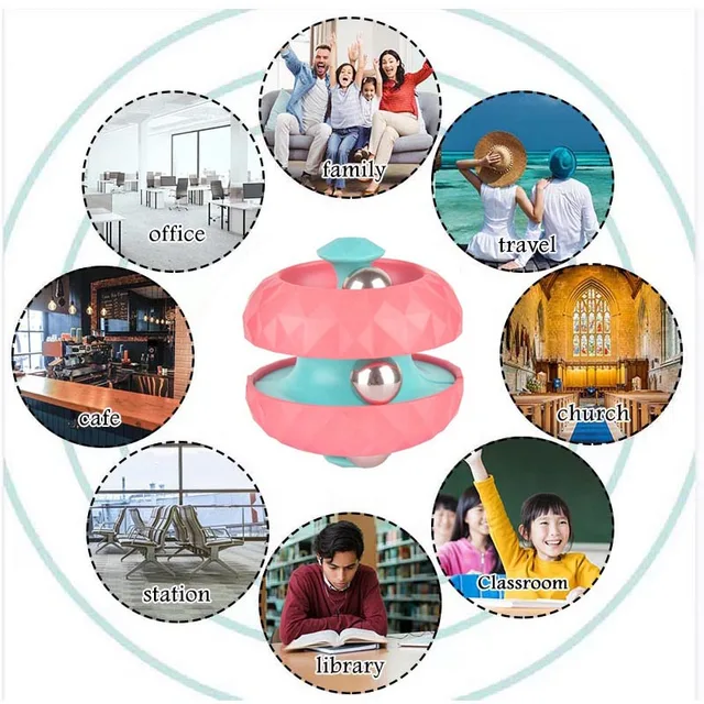 New Rotating Fidget Spinner Metal Ball - FunToyLab