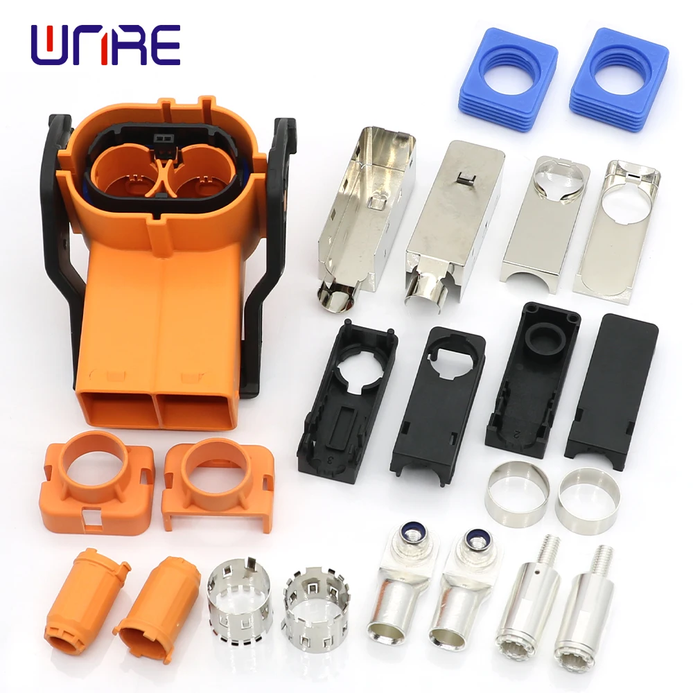 1Pair 125/150/200A DC 1500V HV Connector High Voltage Connector 2P ...