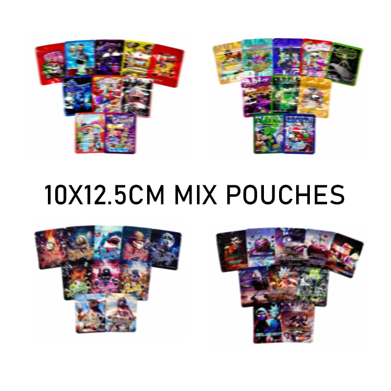Flat Wateproof Smellproof Food Glosed Storage Pouch Candy Spice Powder ...