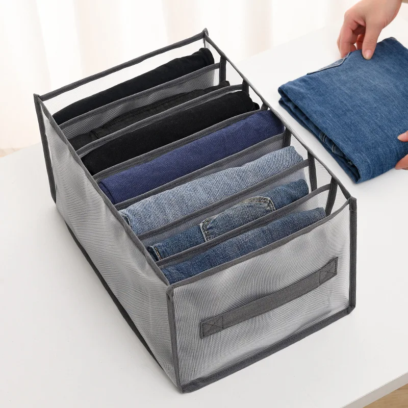 Pants-and-clothes-storage-artifact-division-home-jeans-storage-bag ...