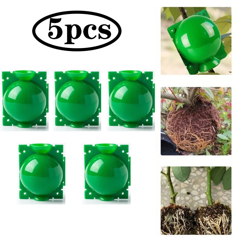 5pcs-Plant-Rooting-Ball-High-Pressure-Grafting-Tools-Plant-Root-Pot ...