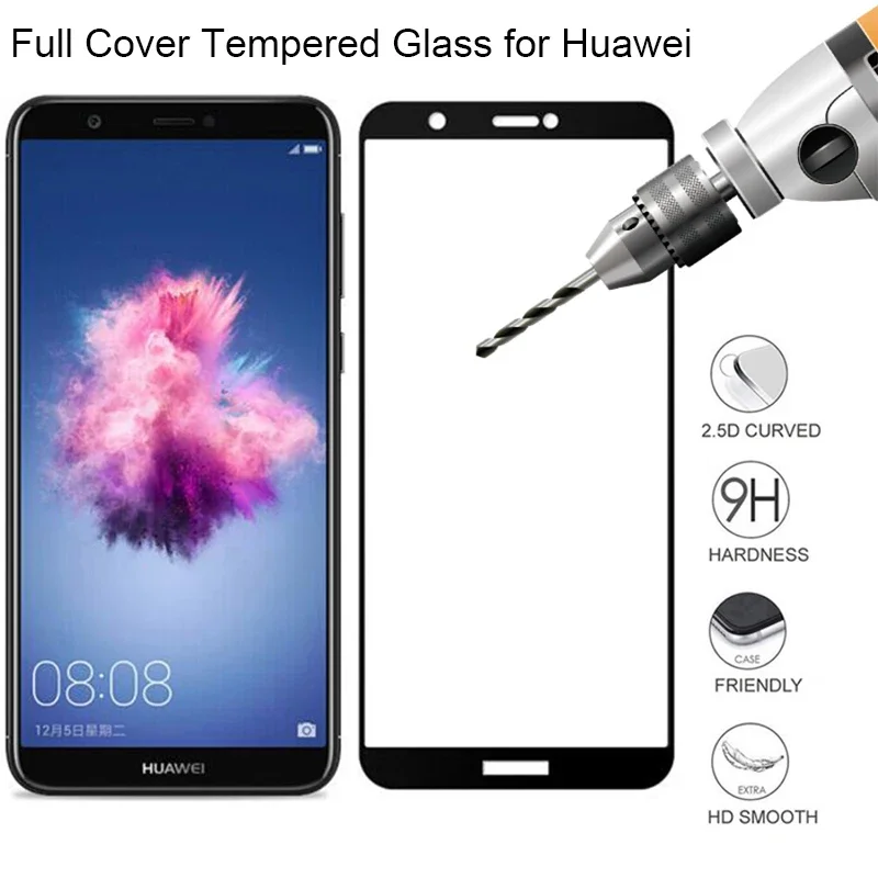 2.5D Colorful Full Cover Glass for Huawei P Smart Screen Film Glass for ...