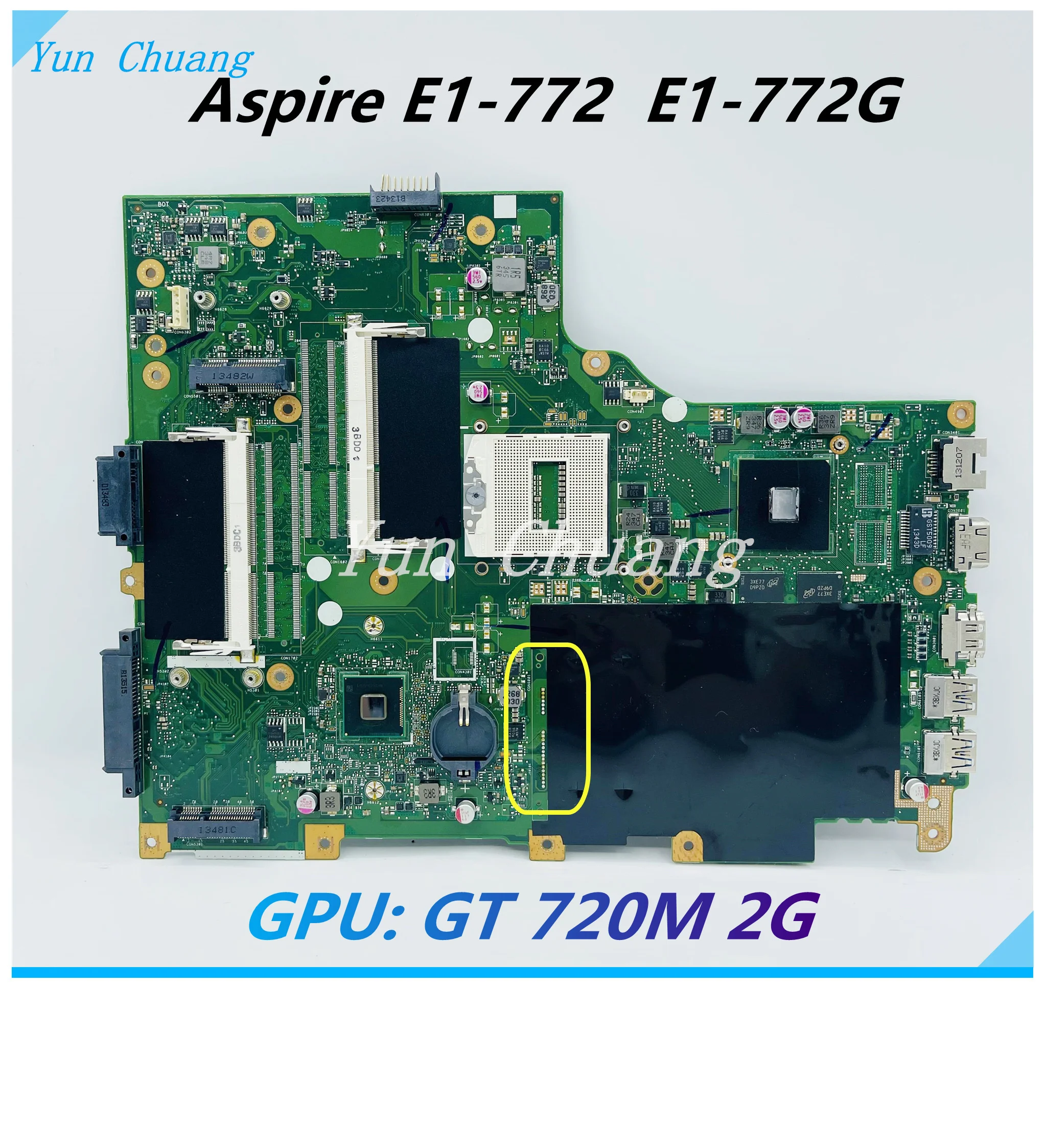 NBMHL11001 EA VA70HW Mainboard For ACER Aspire E1-732 E1-772G E1-772 ...