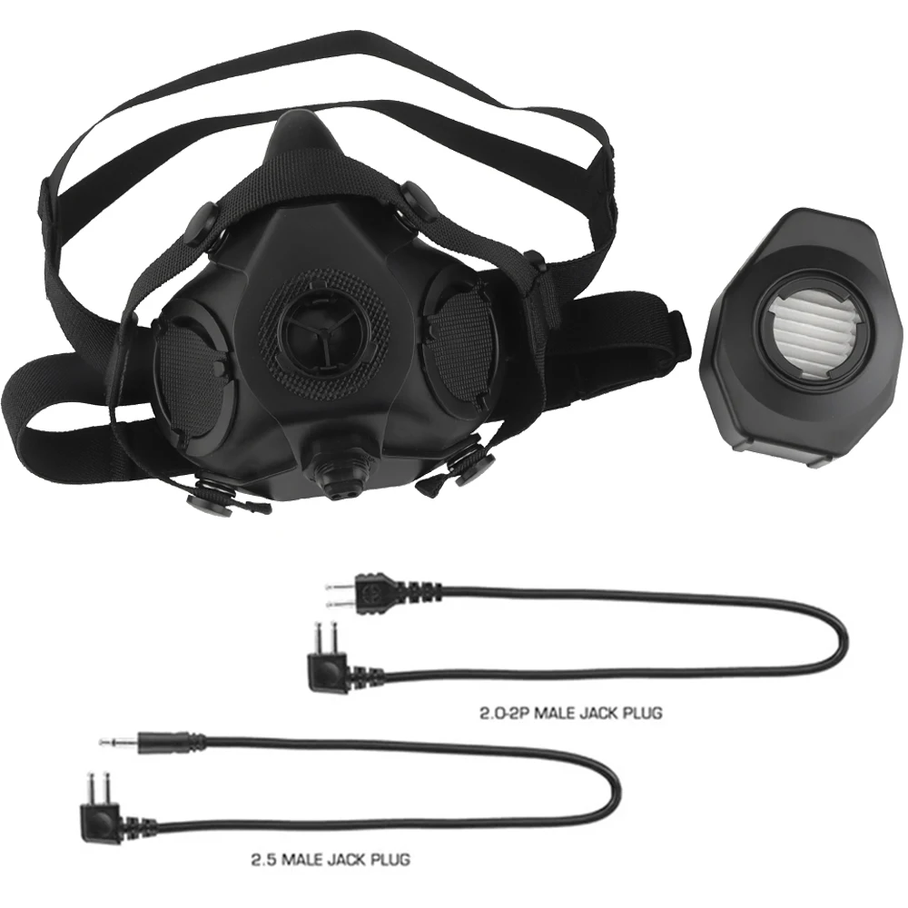 SOTR-Mask-Special-Tactical-Respirator-Half-Face-Mask-Radio-Mobile ...