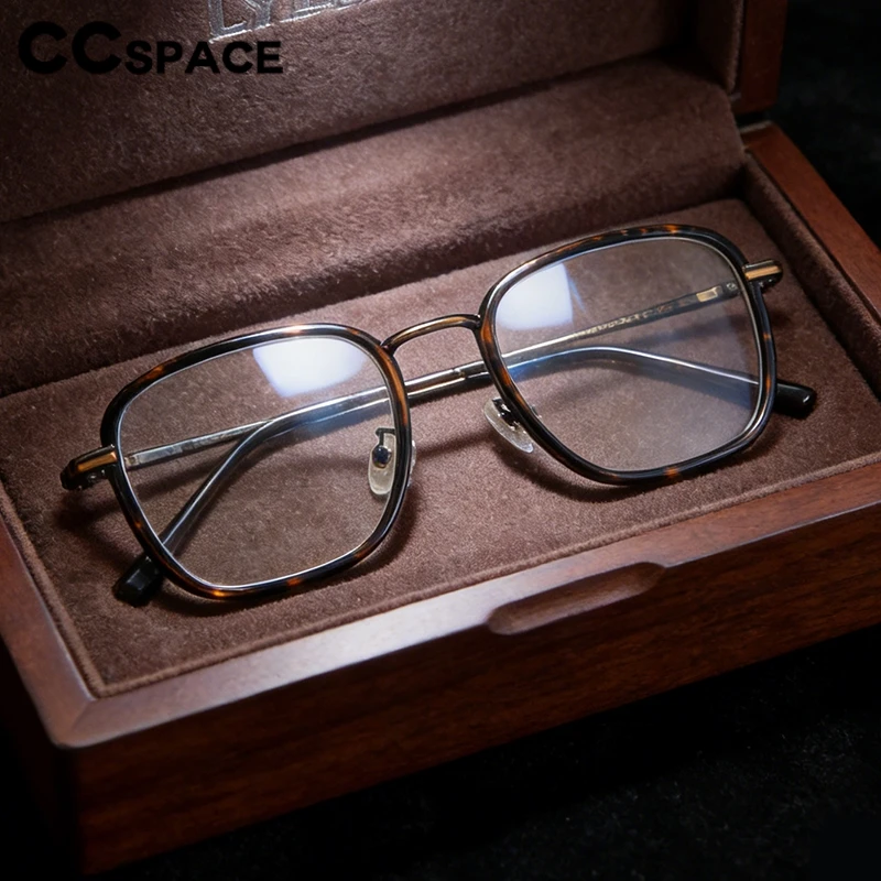 Retro Eyeglass Frames Man Glasses Frames Brand Design Metal Optical ...