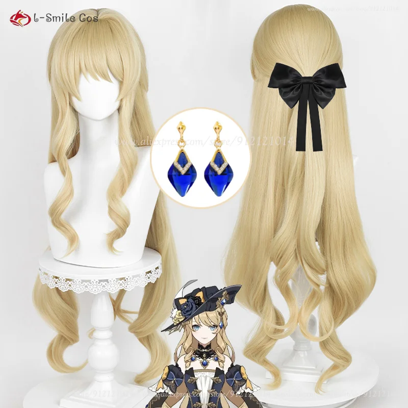 High-Quality-Fontaine-Navia-Cosplay-Wig-95cm-Linen-Gold-Wave-Navia-Wigs ...