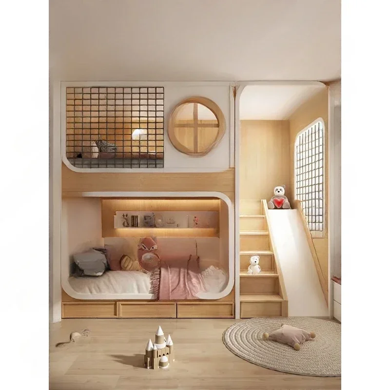 Deluxe children's room, whole house custom sliding tree upper and lower ...