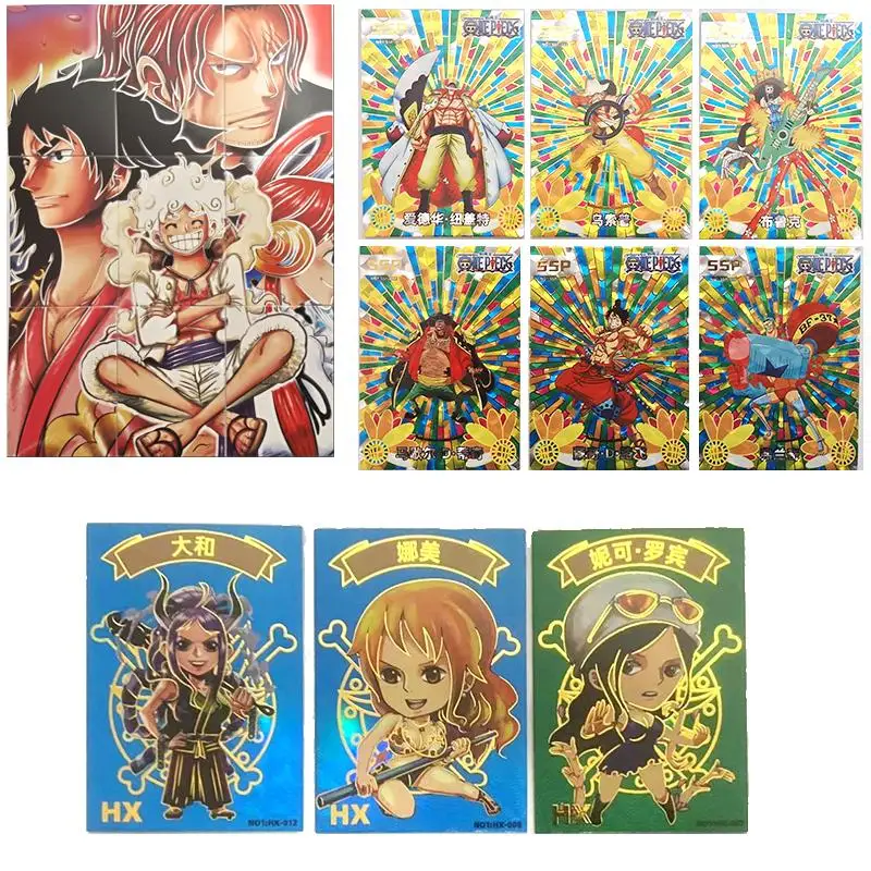 Personagens-de-Anime-Cole-o-Flash-Card-Luffy-Hancock-Shanks-Brinquedo ...