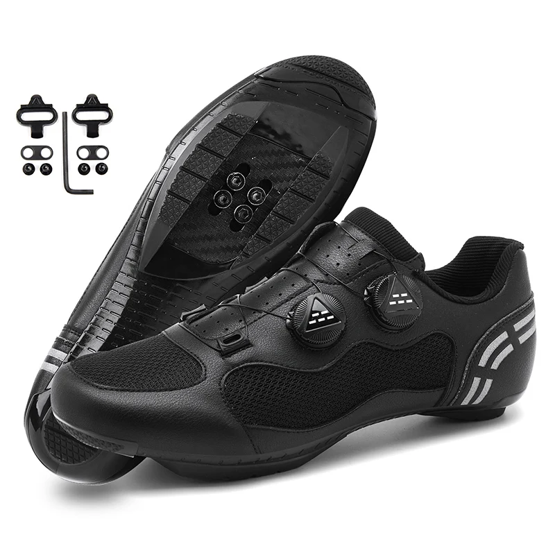 Mtb-Cycling-Sneaker-Cleats-Shoes-man-Flat-Pedal-Bicycle-Shoe-Speed-SPD ...