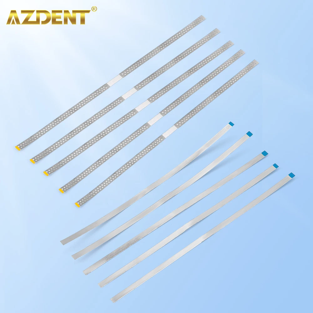 AZDENT-Dental-Diamond-Polishing-Strips-5pc-Stainless-Steel-Orthodontic ...