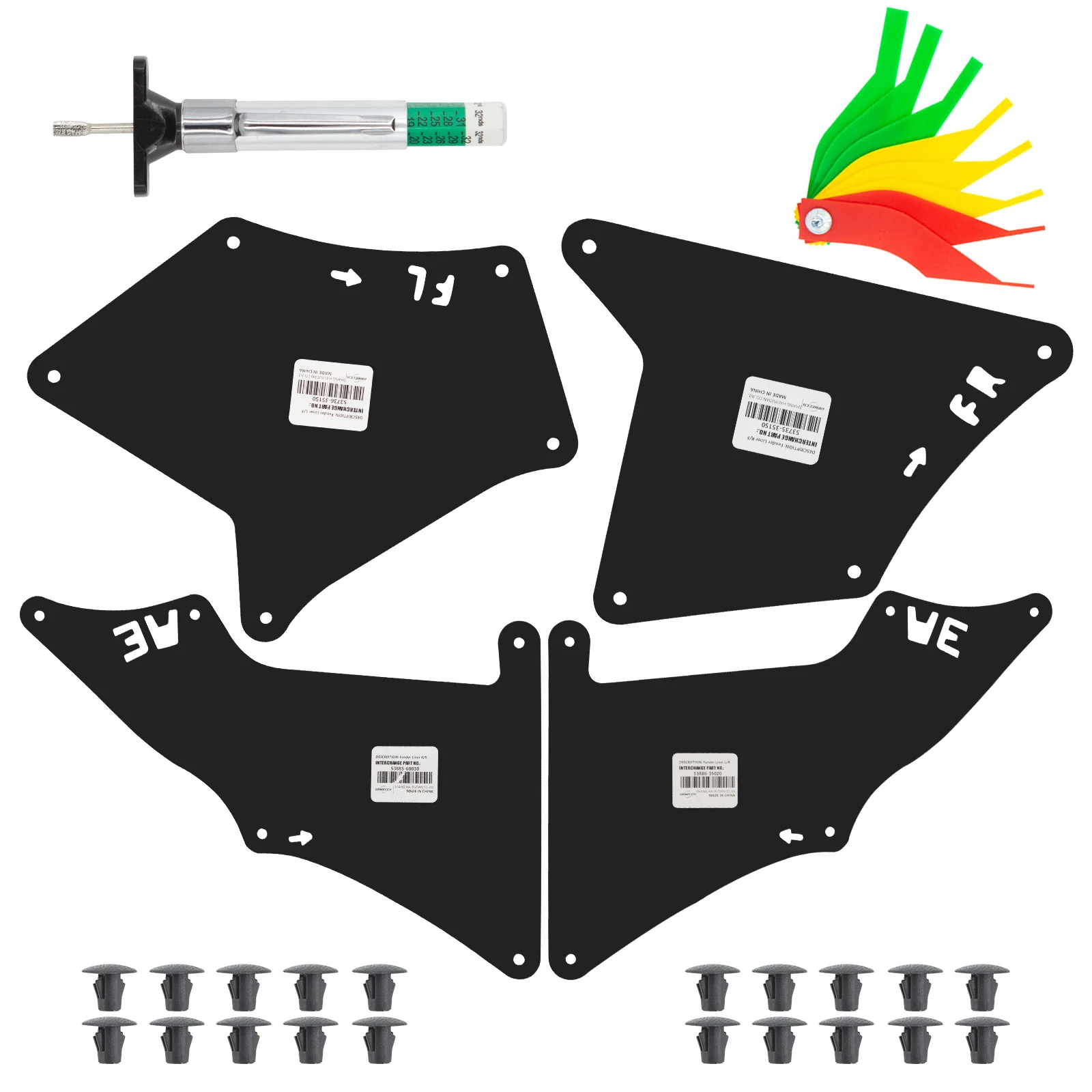 Mud-Flaps-Inner-Fender-Liners-For-Toyota-Land-Cruiser-Prado-03-20 ...