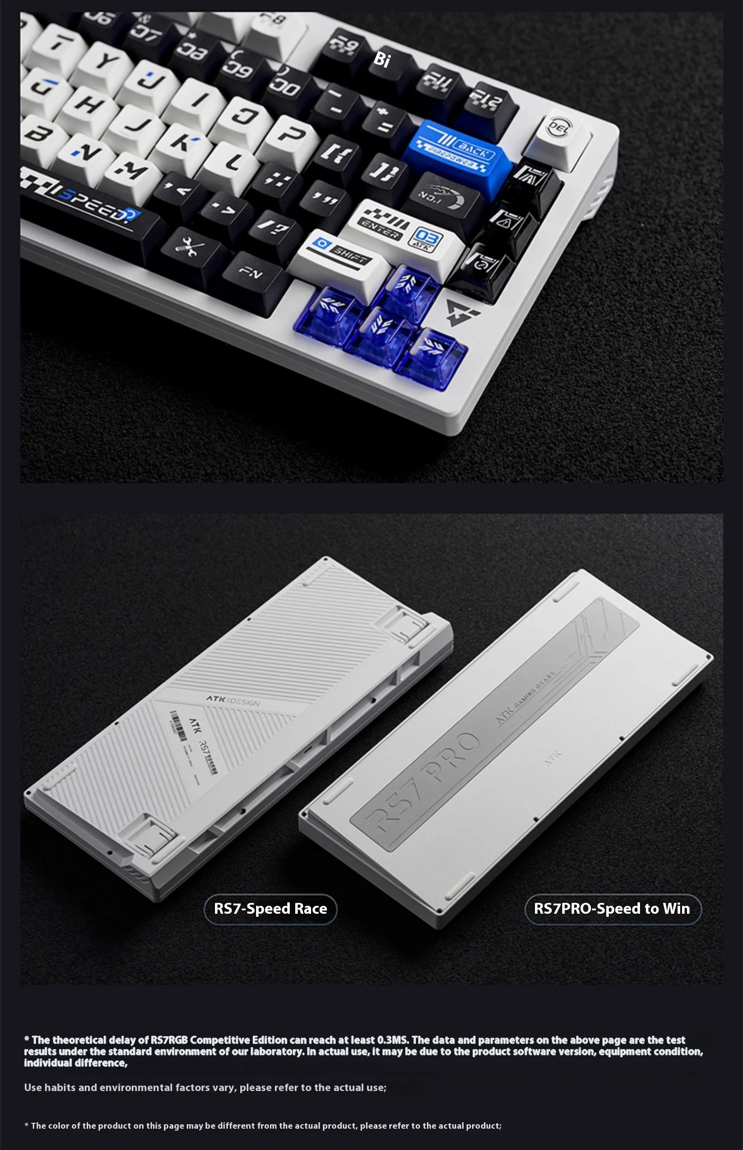 ATK RS7 Pro Keyboard - 8K Speed, Hall Effect, RGB Gaming Gear ...