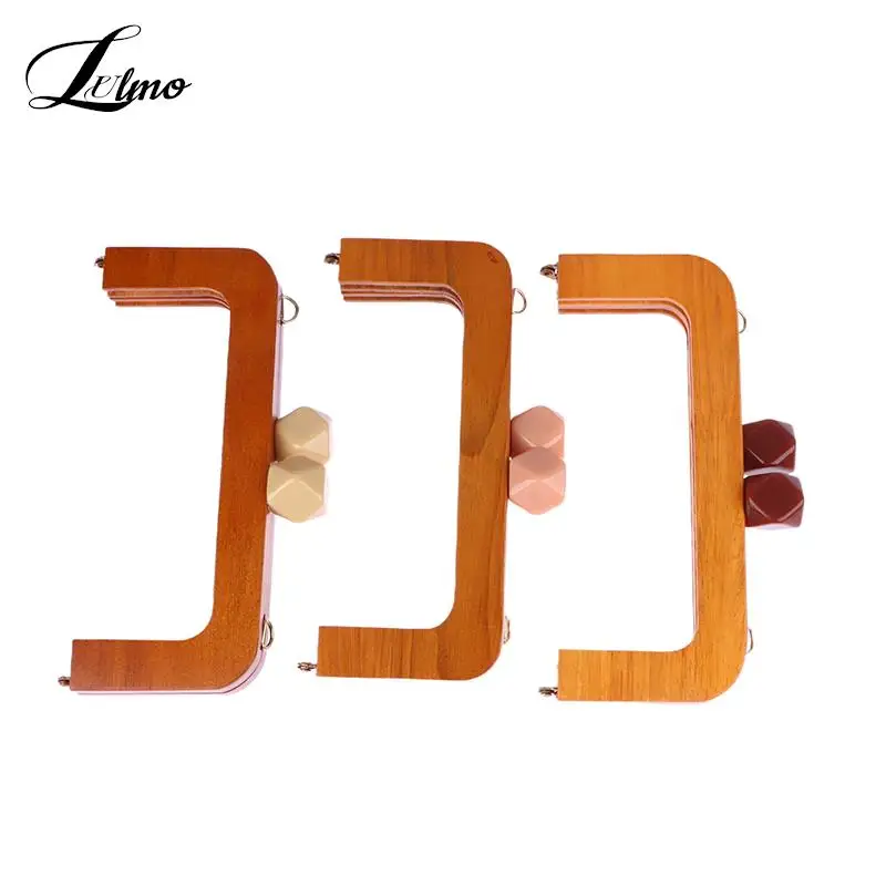 Classic-Big-Ball-Clasp-Solid-Wood-Material-Wooden-Purse-Frame-Screws ...