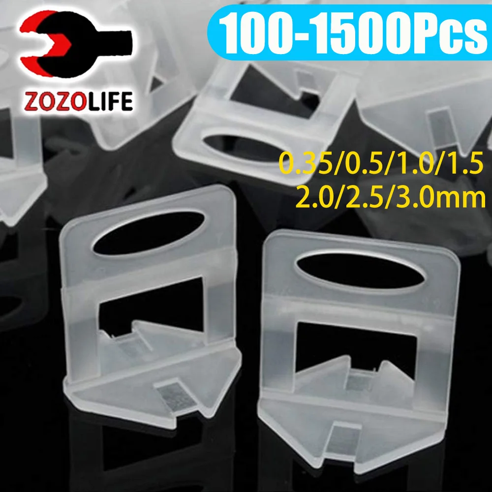 100-1500Pc-Tile-Leveling-System-Clips-Tile-Spacers-Laying-Level-Spacers ...