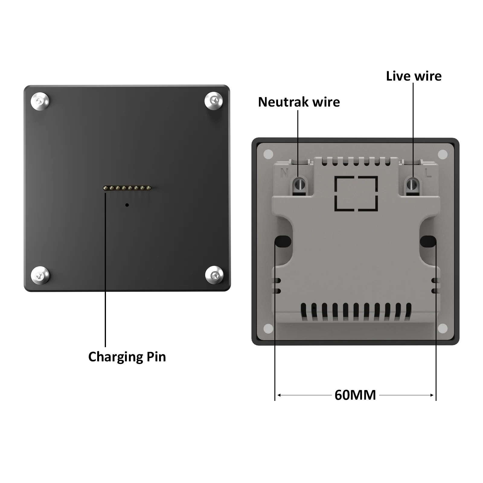 Zilvex Magnetic Tablet Charger Bases – AC Wall Mount, POE Ethernet, and ...