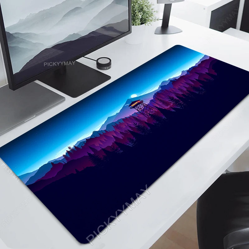 Gaming-Mousepads-100x50cm-Mousepad-Deep-Forest-Firewatch-Large-Mouse ...