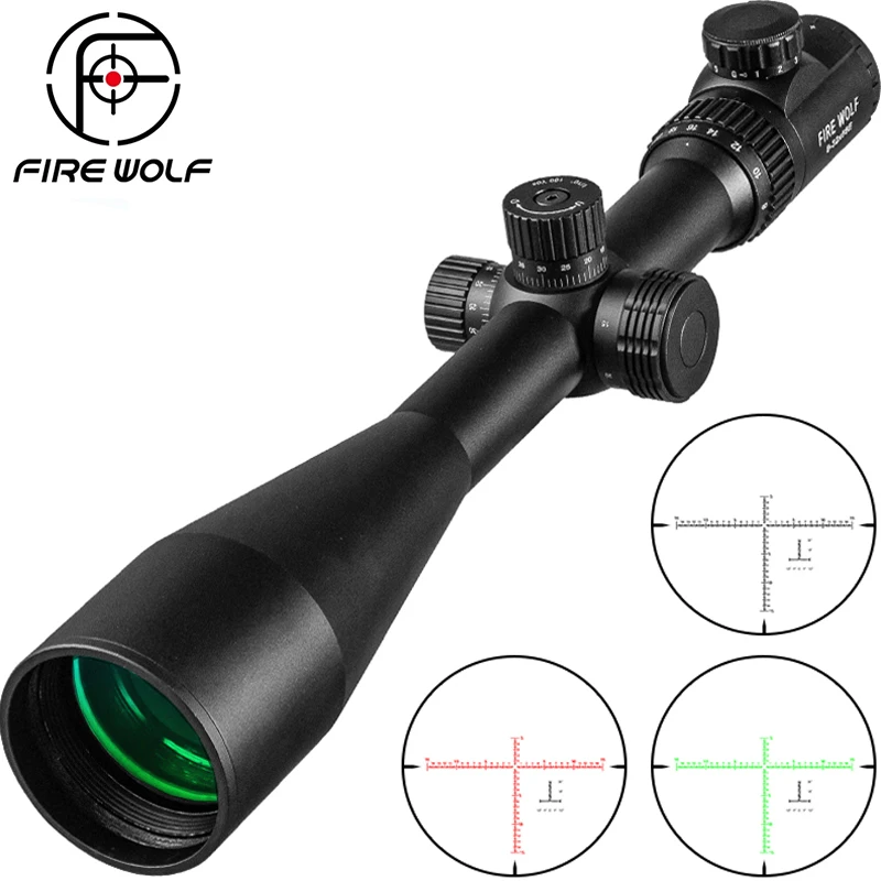 Tactical-8-32X56E-Air-Rifle-Optics-Red-Dot-Green-Sniper-Scope-Compact ...