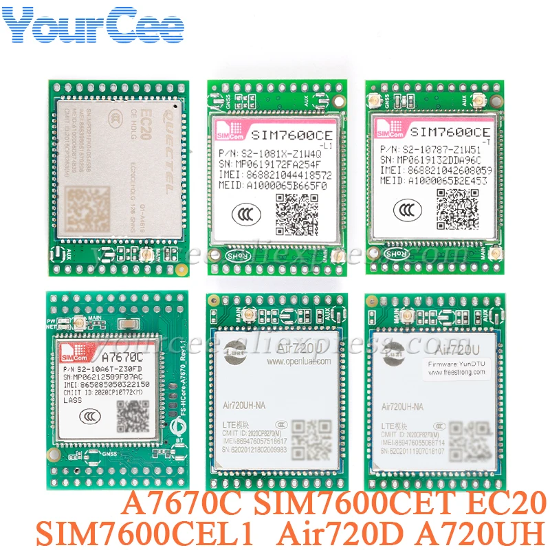 4G-Module-Development-Core-Board-LTE-A7670C-SIM7600CE-Air720D-Air720H ...