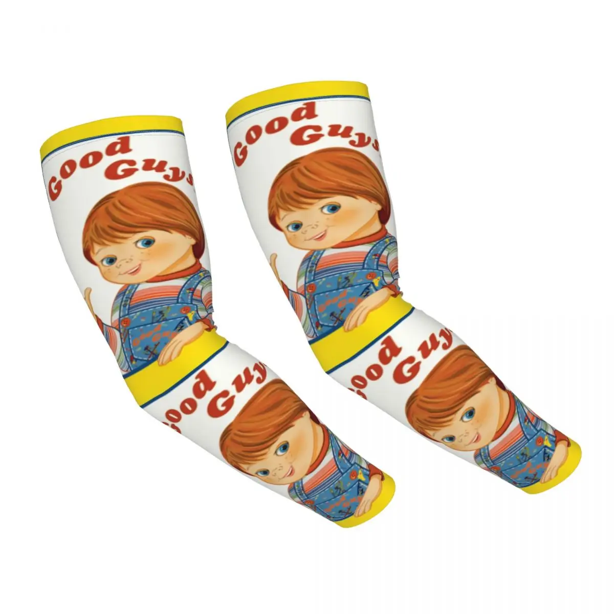 Custom Good Guys Chucky Sun Proteção UV Braço Mangas Homens Mulheres ...