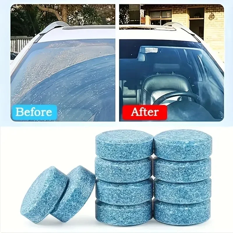 10PCS automobile glass water effervescent tablet concentrated wiper ...