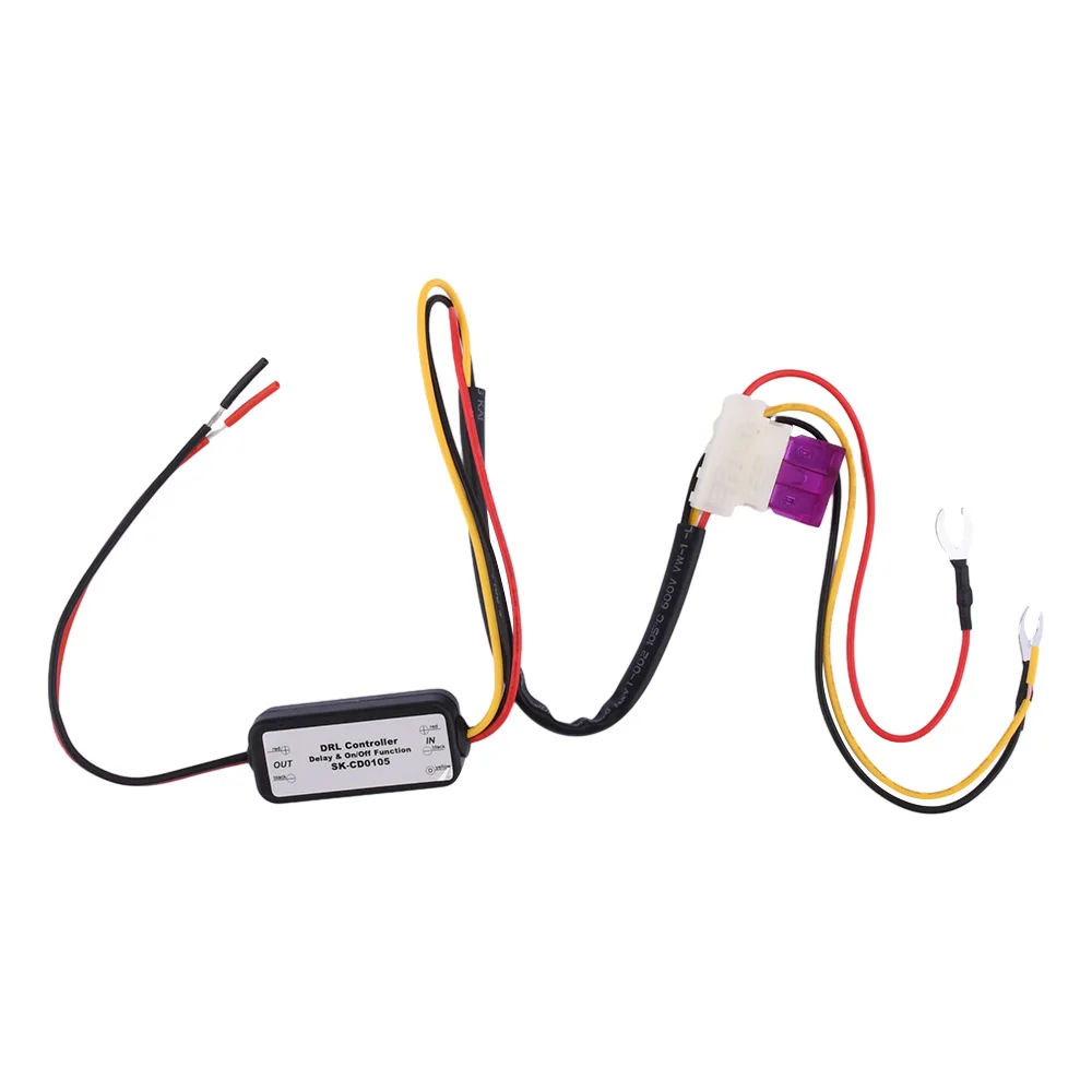 Car LED Controller Daytime Running Light Lamp 5A DRL Auto On/Off Fog ...